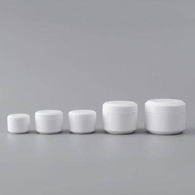 China Wholesale Double Wall PP Cream Jar 5G to 100G with Gasket MOQ 10000pcs for sale