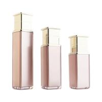 China Luxury Acrylic Lotion Bottles with Cream Pump Dispenser in 30g 50g 100g Sizes for Cosmetic Packaging for sale