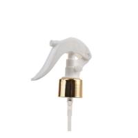 China White Shiny Electroplated Mini Trigger Sprayer with Hollow Cone Spraying Shape and BPA Free for Personal Care for sale
