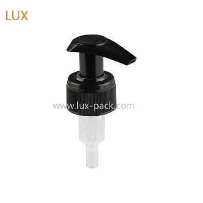 China Plastic Lotion Pump with Left Right Lock and External Pump Core Packed in Cartons for Cosmetic Packaging for sale