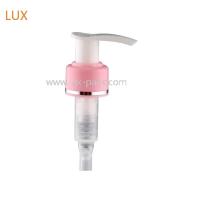 China Aluminum Shell Left-Right Lock Lotion Pump 28mm for Bathroom Cosmetic Use for sale