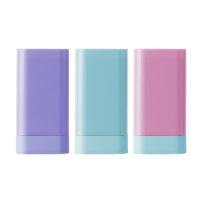 China 20g PP Inner Bottle PS Over Cap Deodorant Balm Stick Container Bottom Filling Design for Skincare Packaging for sale