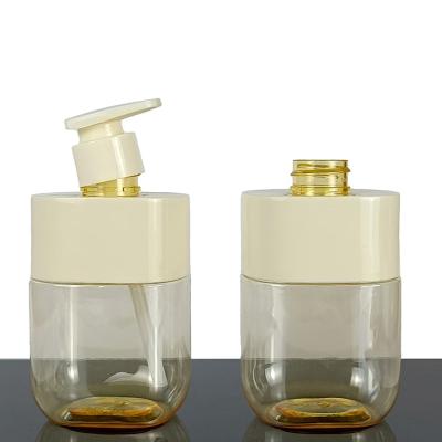 China 300ml Custom Color Square PET Lotion Bottle with Pump for Hand Washing for sale