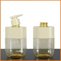 China 300ml Custom PETG Lotion Bottle with Pump for Shower Gel Shampoo Packaging for sale