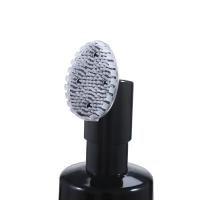 China Custom Plastic Foaming Pump 42/410 43/410 with Silicone Brush for Facial Skin Clean for sale