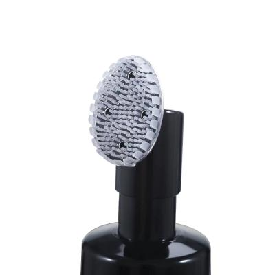 China Custom Plastic Foaming Pump 42/410 43/410 with Silicone Brush for Facial Skin Clean for sale