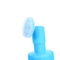 China 42mm Refillable Foam Pump Dispenser Silicone Brush Silkscreen Printing for Skincare for sale