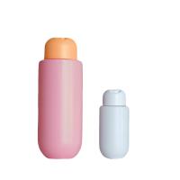 China 60ml to 300ml Recyclable HDPE Bottle with Disc Top Cap for Lotion Cosmetic Packaging for sale