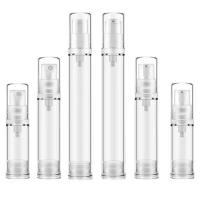 China Wholesale 5ml 10ml 15ml AS Plastic Airless Pump Bottle Vacuum System Custom Silkscreen for sale