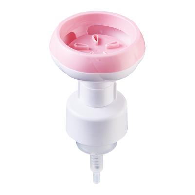 China 42mm 43mm Foam Dispenser Pump with Matte Spray Custom Logo for Cosmetic Bottles for sale