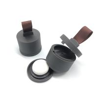 China Wholesale 4G ABS Plastic Powder Case with Mirror and Sponge Puff 70mm for Setting Powder Concealer for sale