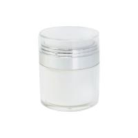 China 50g Acrylic Airless Pump Bottle with Replaceable Plastic Liner for Premium Skin Care Creams for sale