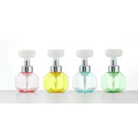 China 300ml Flower Cat Paw Foam Pump Bottle PET Foam Soap Dispenser Cute Shape for sale