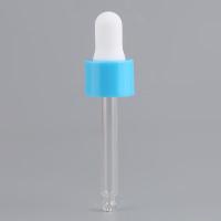 China 18mm 28mm Silicone Bulb Plastic Dropper for Essential Oil Cosmetic Packaging for sale
