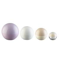 China Double Layer Round Ball Plastic Cream Jar 5g 25g 50g 80g Skincare Cosmetic Packaging for sale