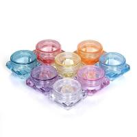 China 3g 5g PS Plastic Cream Jar Small Capacity Colorful Sample Container for Skin Serum Eye Cream for sale