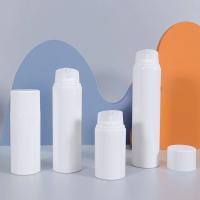 China 30ml to 150ml Crimp Type PP Plastic Airless Pump Bottle Leak Proof for Skincare for sale