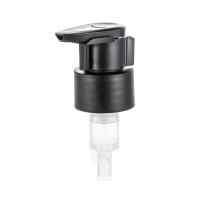 China Matte Mold Head Plastic Lotion Pump 24/410 28/410 Neck Clip Attachment Hygienic Dispensing for sale