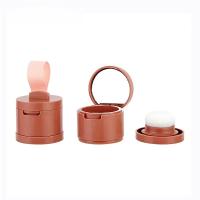 China 4g ABS Plastic Cosmetic Container with Powder Puff and Built-in Mirror for Hairline Powder for sale