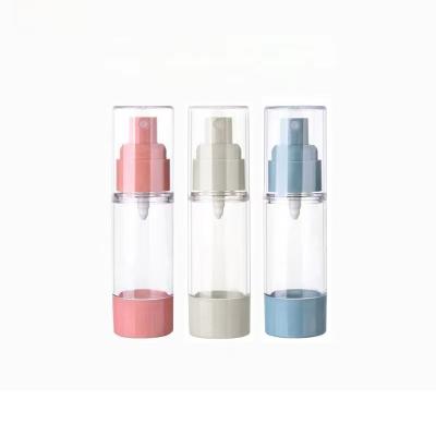 China Leakproof Airless Pump Bottle 50ml Travel Size Custom Cosmetic Packaging for sale