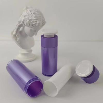 China Heart Shape Acrylic Airless Pump Bottle 50ml Leakproof Custom Silkscreen Cosmetic Lotion for sale