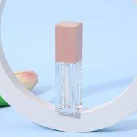 China Square Shape 7ml Customizable Color Lip Gloss Tube Empty Lip Gloss Container for Liquid Lipstick for sale