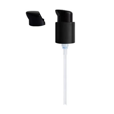China Half Cap Design 18mm 20mm 24mm Plastic Cream Dispenser Pump Leak Proof Cosmetic Pump for Home Salon for sale