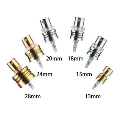 China Wholesale 13mm 15mm 18mm Aluminum Twist Fine Mist Sprayer for Perfume Cosmetic Liquids for sale