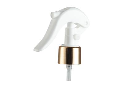 China Aluminum Plastic Trigger Sprayer with Button Lock 0.15-0.2ml Dosage for Cosmetic Packaging for sale