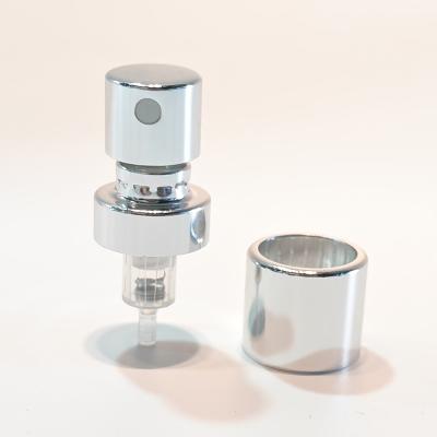 China Aluminum Fine Mist Sprayer Perfume Pump 13mm 15mm 18mm 20mm Gold Silver Shiny for sale