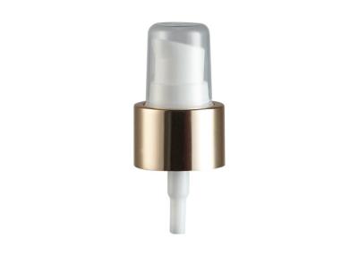 China 24/410 Aluminum Closure Cosmetic Pump Dispenser with Custom UV Options for Personal Care Products for sale
