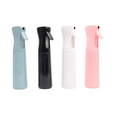 China 200ml 500ml Continuous Fine Mist Sprayer PET Bottle Custom Colors Hairstyling Skincare for sale