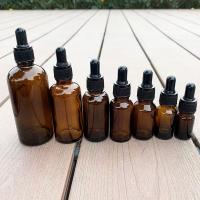 China Wholesale Custom YB Glass Essential Oil Bottle 10ml-100ml with Plastic Dropper Silkscreen Printing for sale