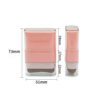 China Wholesale 10g Empty Blush Stick Food Grade Plastic Customizable Logo for Deodorant Balm Solid Perfume for sale
