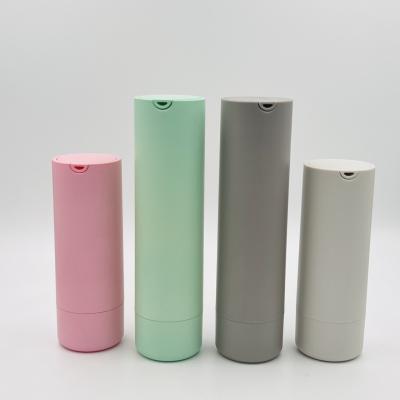 China Wholesale 30ml 50ml Twist Plastic Airless Pump Bottle with Vacuum Lotion Pump ABS PP Custom Color for sale