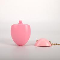 China 50ml Egg-Shaped Sunscreen Bottle with Detachable Gold Chain Custom PP Plastic Cosmetic Packaging for sale