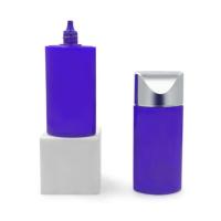 China 50ml Oval Sunscreen Lotion Bottle with Silver Cap PP Plastic Cosmetic Container Custom Color for sale
