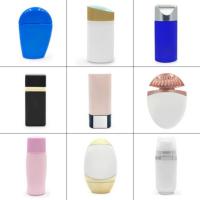 China 50ml Oval Sunscreen Lotion Bottle with Silver Cap PP Plastic Cosmetic Container Custom Color for sale