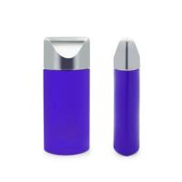 China 50ml Oval Sunscreen Lotion Bottle with Silver Cap PP Plastic Cosmetic Container Custom Color for sale