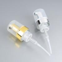 China 40mm 42mm Full-Body Electroplated Foam Pump Dispenser 3.0-5.0cc High Foam Output for Premium Facial Cleansers for sale