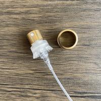 China 15mm Aluminum Plastic Fine Mist Sprayer Leak Proof Crimp Seal Perfume Pump 0.07ml 0.1ml for sale