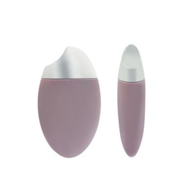 China 50ml Pink Egg-Shaped PET Cosmetic Bottle Travel Size Sunscreen Serum Packaging for sale
