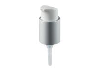 China Aluminum Silver Closure Cream Pump Dispenser 24/410 & 20/410 with Plastic PP Material for Personal Care for sale