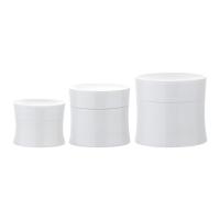 China Wholesale 15g 30g 50g Double Wall Plastic Cream Jar Food Grade PP for Cosmetic Skincare for sale