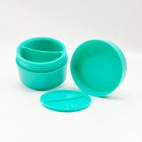 China Wholesale 50g+50g Double Grid PP Cream Jar Dual Separate Storage Skincare Cosmetic Container for sale