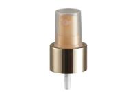 China Aluminum Closure 24/410 Fine Mist Sprayer with Half Cover - 0.12-0.14ml Output for Perfume Packaging for sale