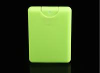 China 20ml Credit Card Hand Sanitizer Spray Bottle Perfume Travel Size Empty Plastic for sale