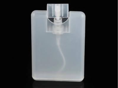 China Transparent Perfume Pump Sprayer 20ml Plastic Credit Card Spray Bottle for sale