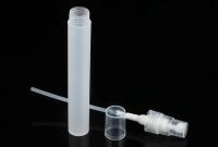 China Pen Shape Plastic Spray Bottle 10ml Refillable Perfume Atomizer Portable Travel Sample Container for sale