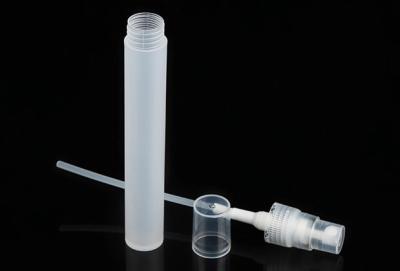 China Pen Shape Plastic Spray Bottle 10ml Refillable Perfume Atomizer Portable Travel Sample Container for sale
